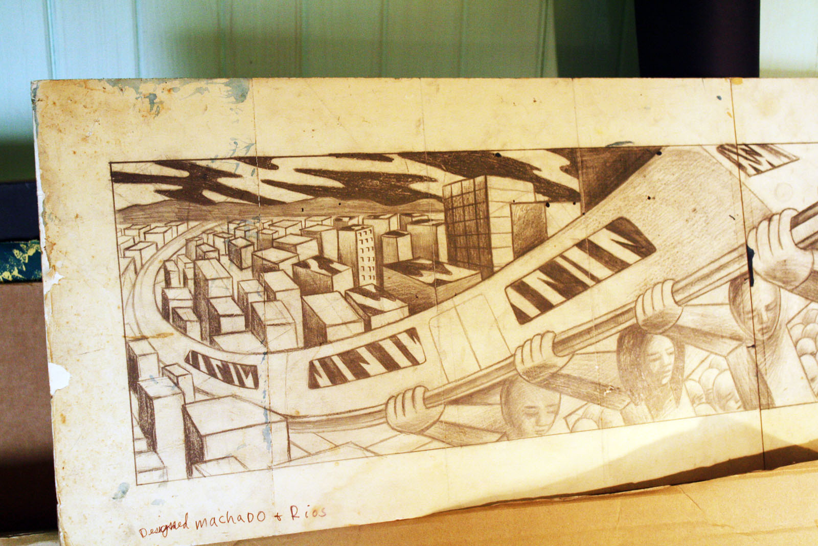 At 76, Michael Rios restores his historic 24th St. BART mural