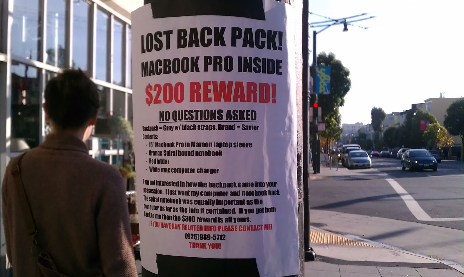Lost Backpack - Mission Local