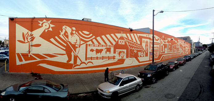 Foods Co's Food Chain Mural Restored - Mission Local