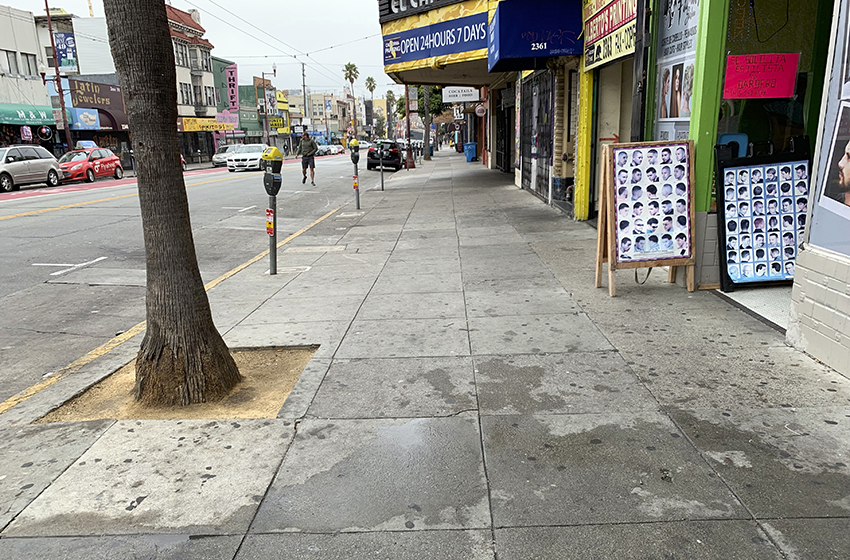 Snap: Rare sighting - an excellently clean Mission Street block ...
