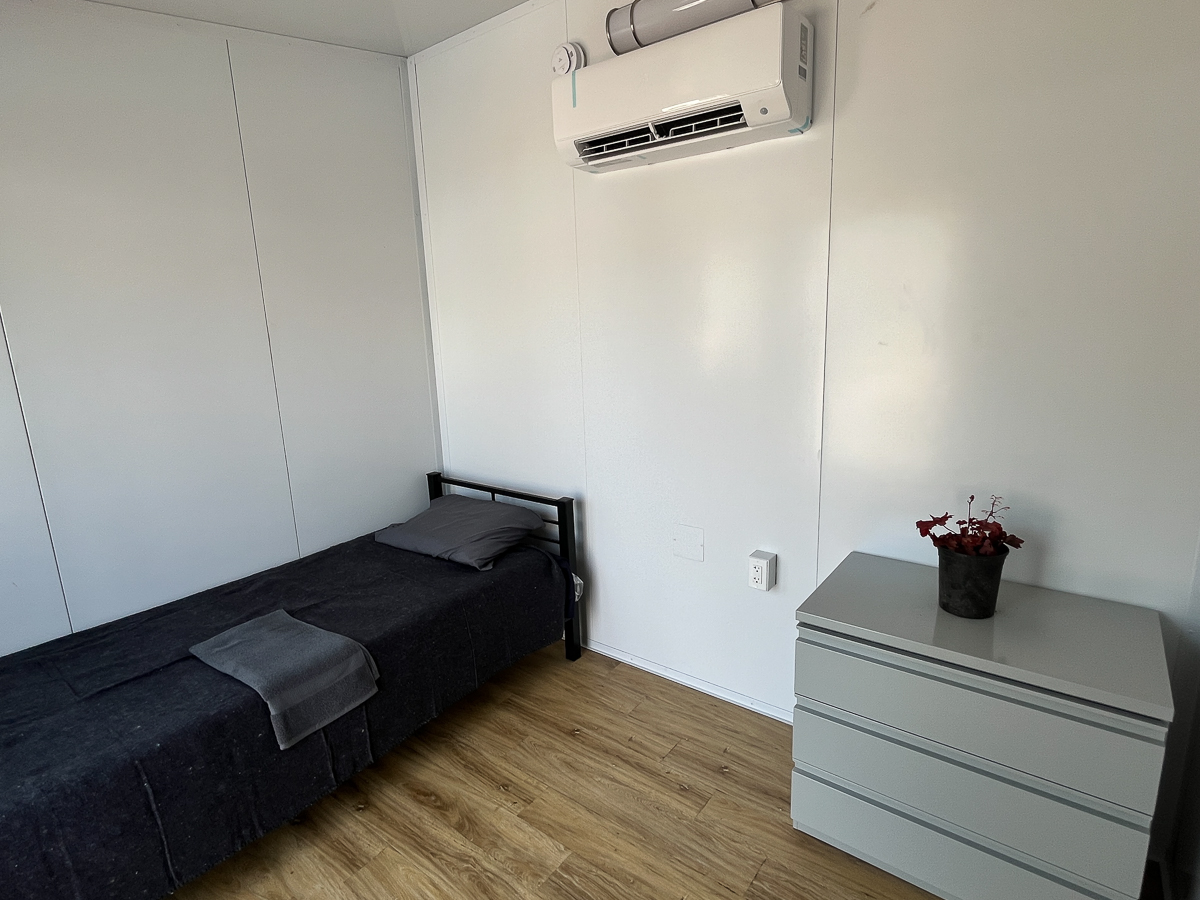 ‘Mission Cabins’ for homeless open today at 16th St. BART plaza