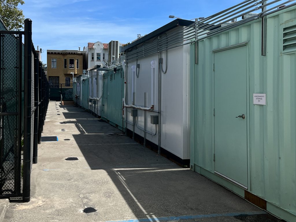 ‘Mission Cabins’ for homeless open today at 16th St. BART plaza