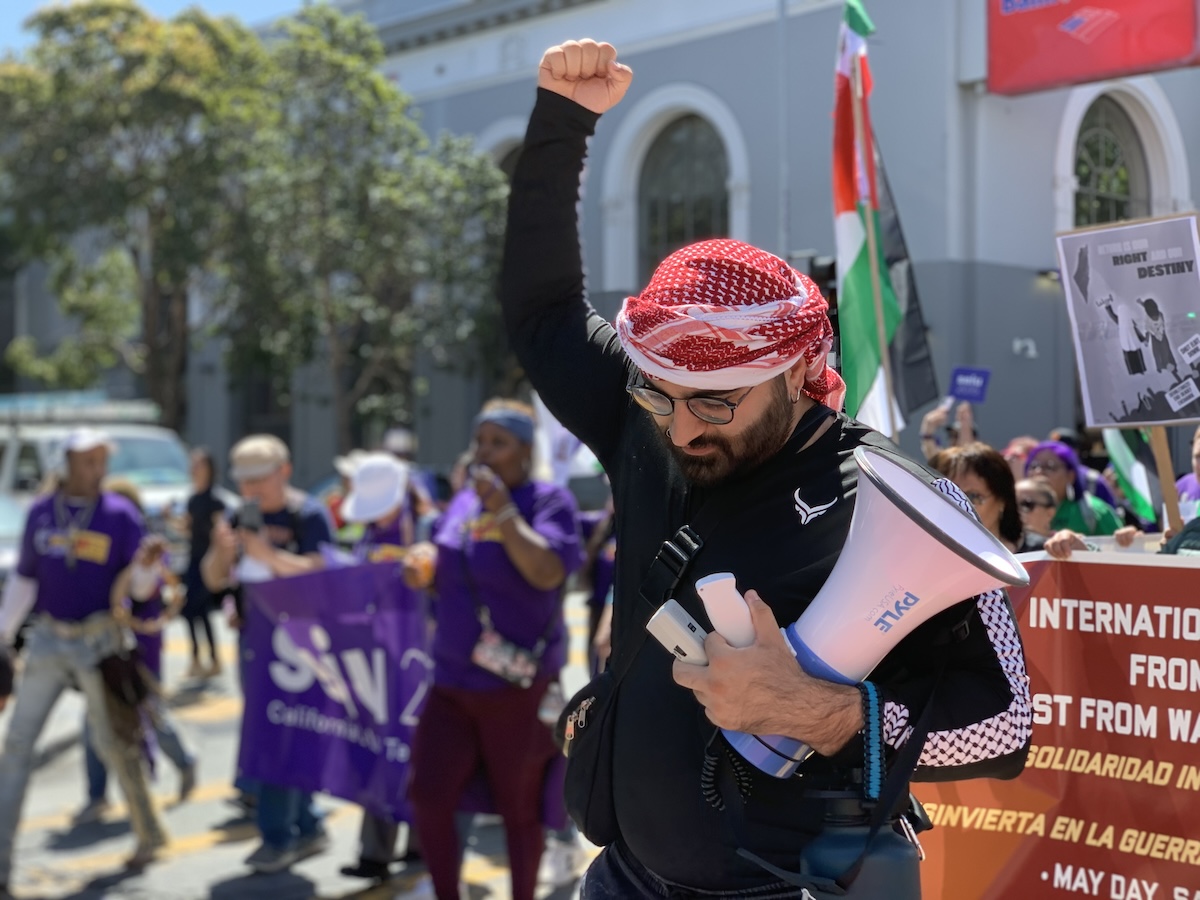 May Day rally in SF brings out hundreds in solidarity with Palestine