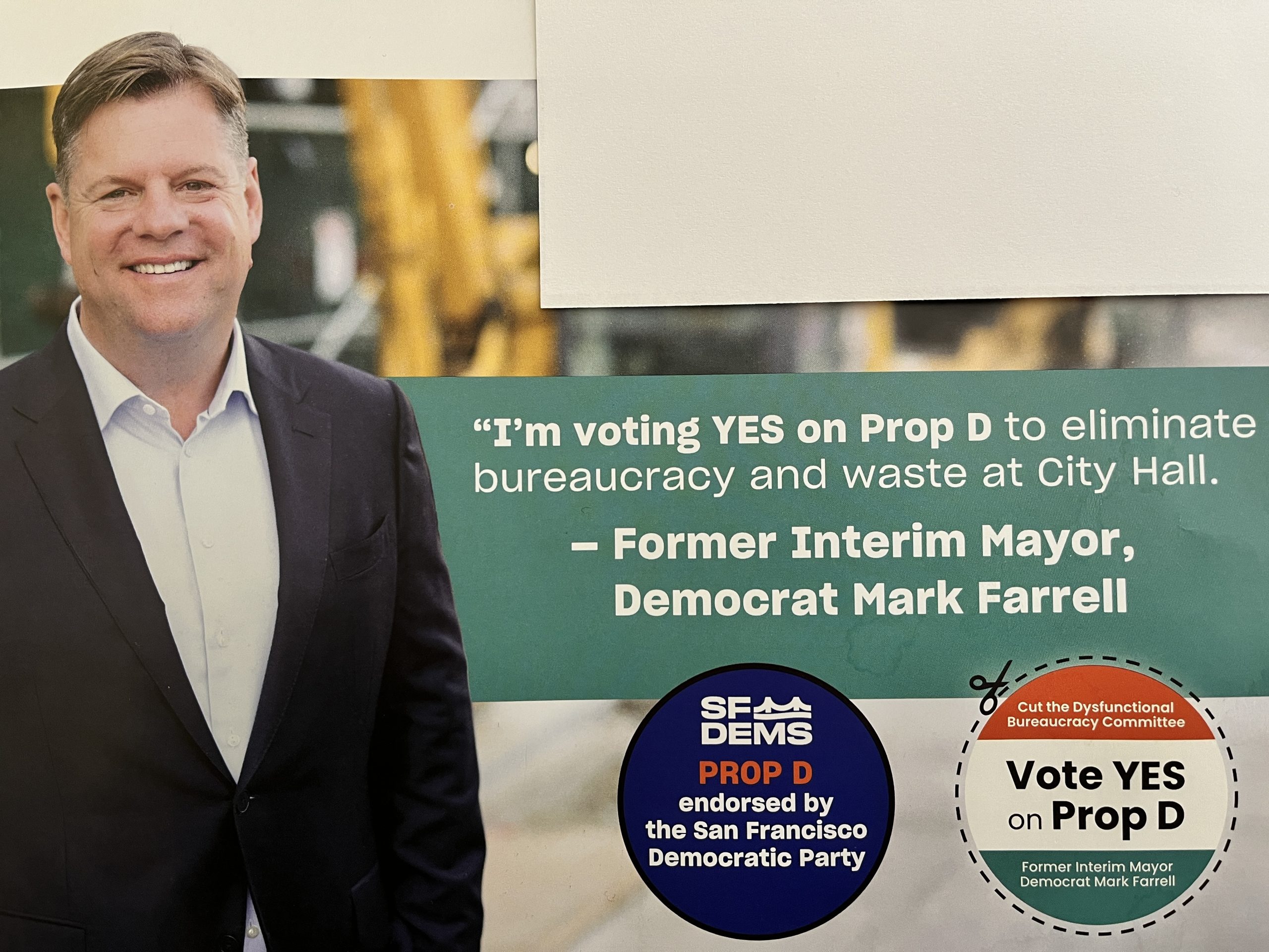 SF Dems accuse Mark Farrell of misusing the party’s logo
