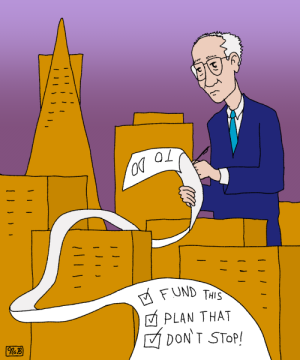 Who is Michael Moritz? And what does he want for San Francisco?