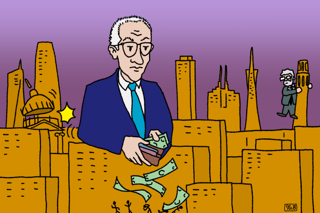 Who is Michael Moritz? And what does he want for San Francisco?