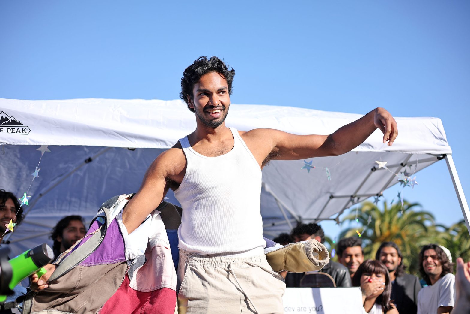 Hundreds gather at Dolores Park to crown Dev Patel lookalike