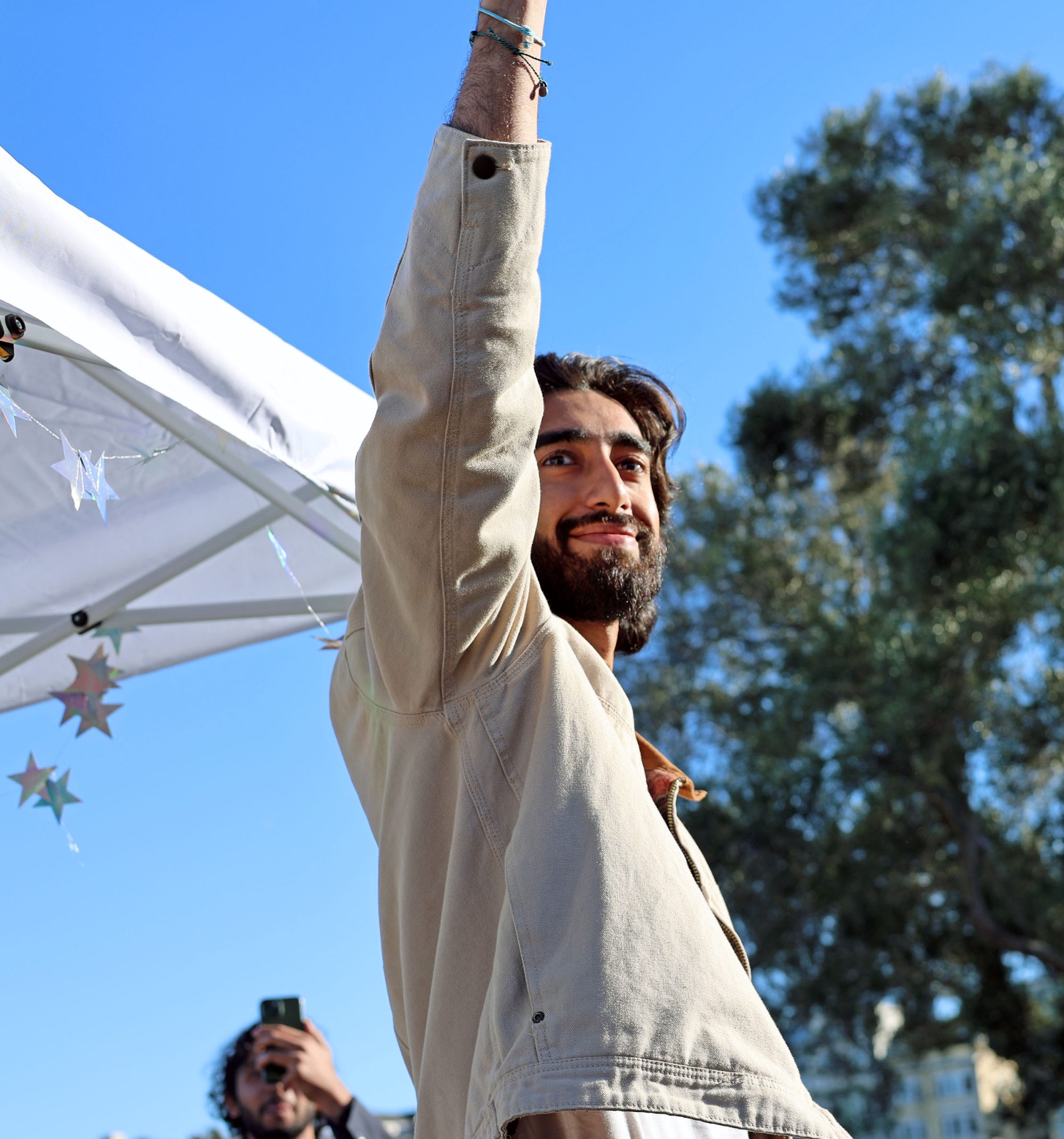 Hundreds gather at Dolores Park to crown Dev Patel lookalike