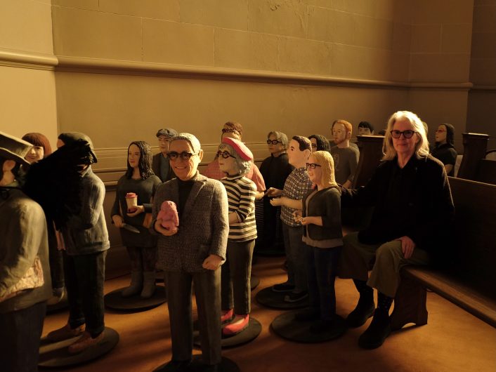 At the Internet Archive, employees stay forever — in clay sculptures