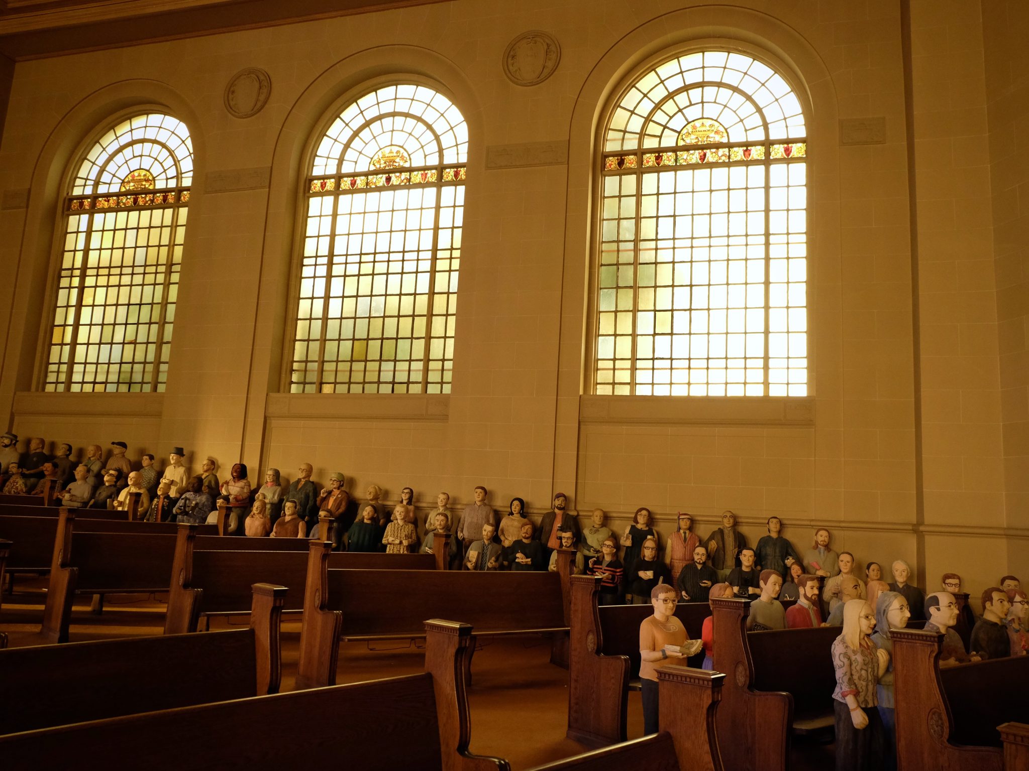 At the Internet Archive, employees stay forever — in clay sculptures
