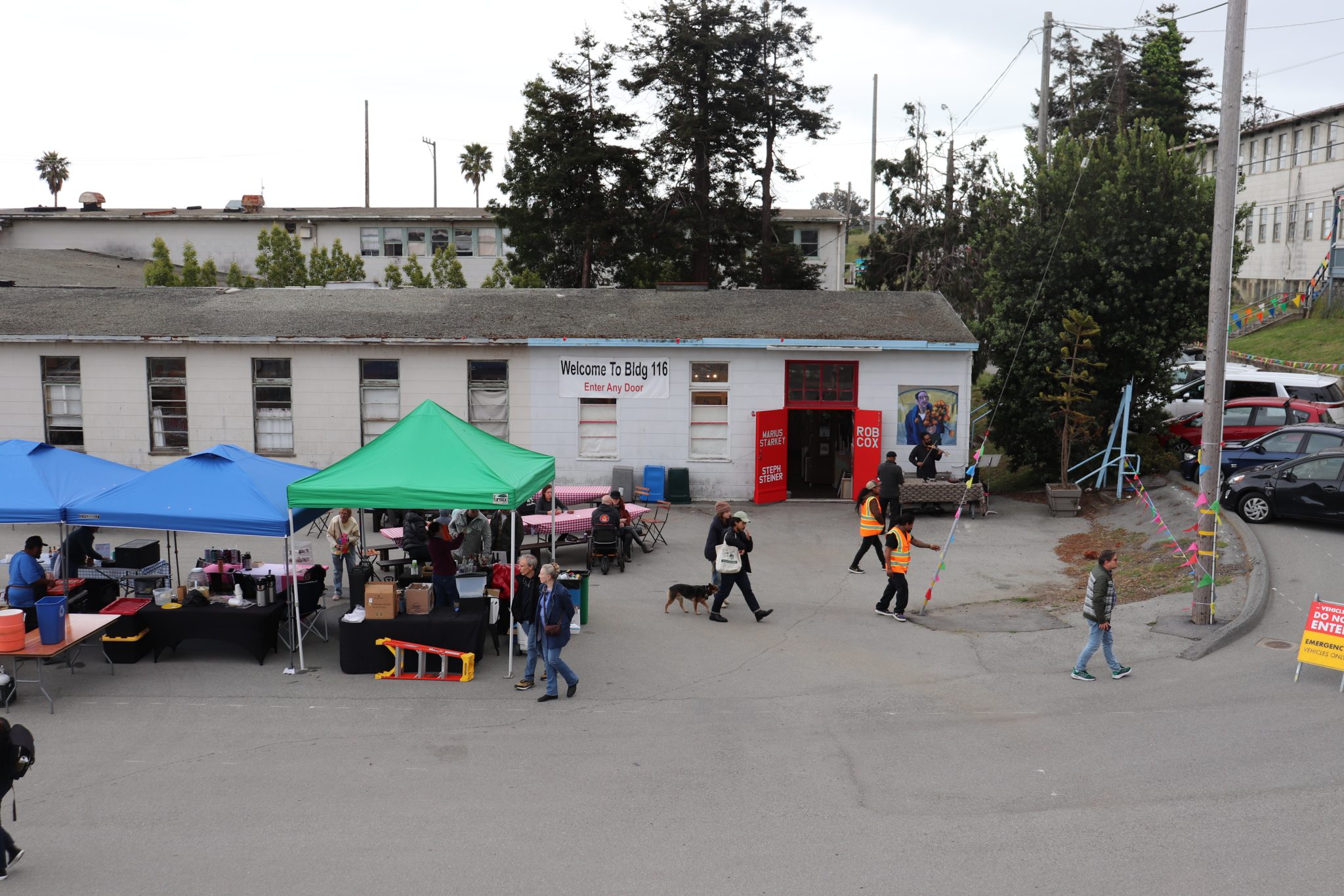 Inside the Hunters Point navy barracks embraced by artists