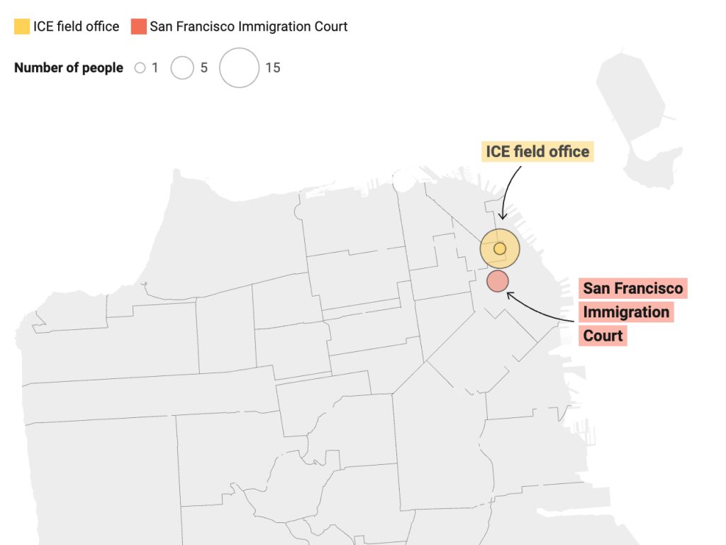 Tracking where and when ICE arrests happen in San Francisco