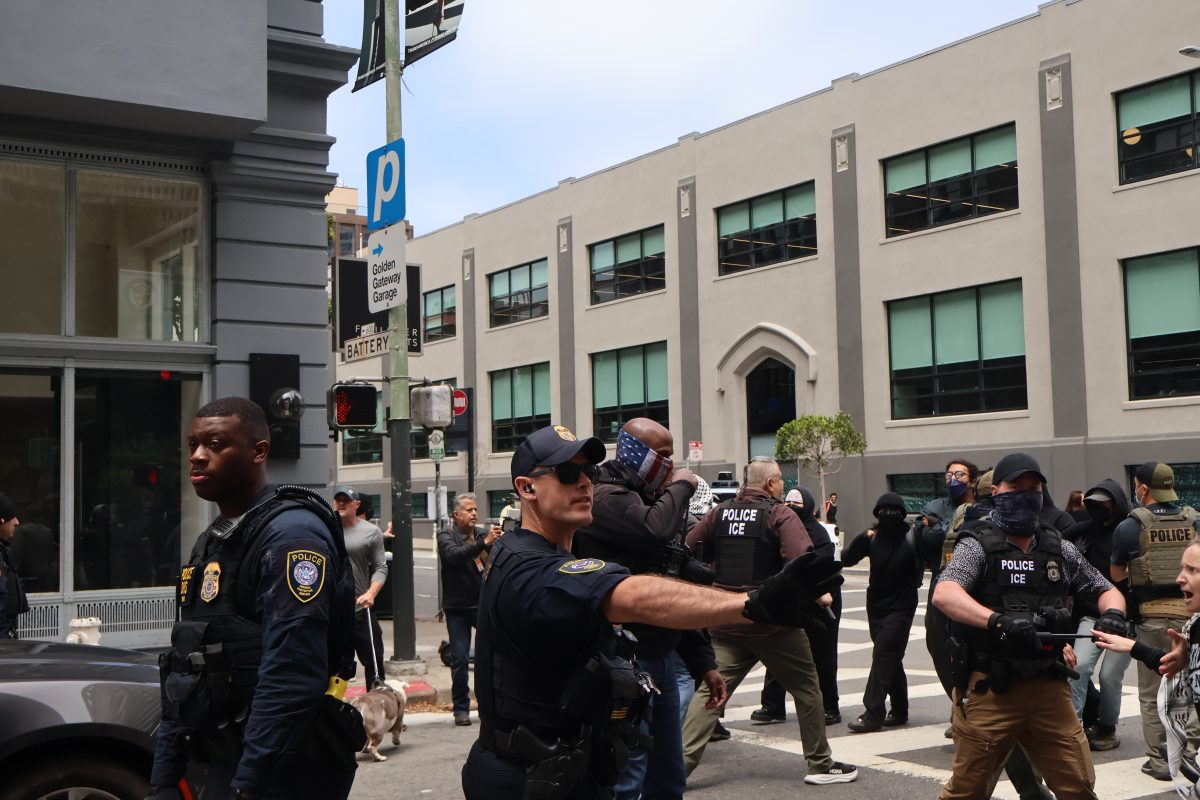 ICE office in S.F. shuts down after clash between agents, protesters