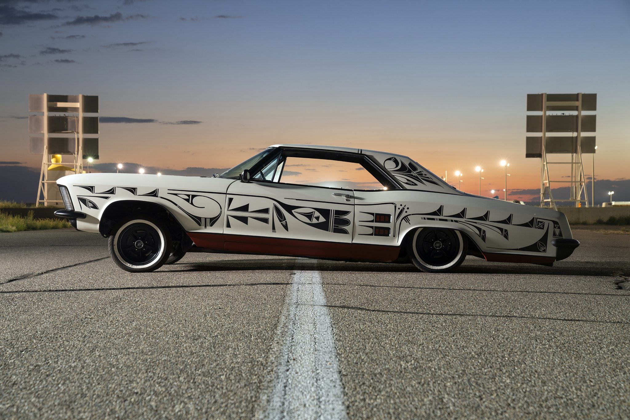 Rose B. Simpson parks a 1964 Buick inside the de Young