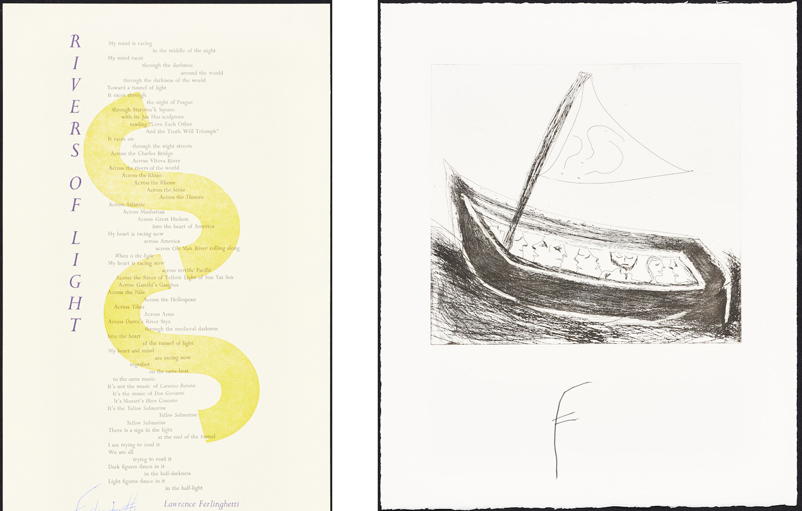 New Legion of Honor show celebrates Ferlinghetti's printmaking ...