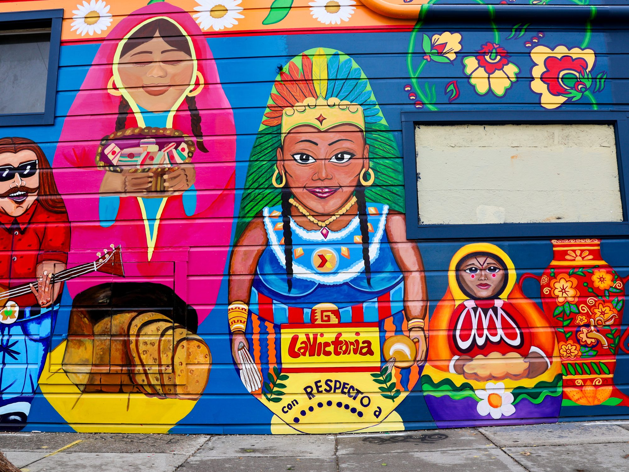 New Mission mural honors La Victoria, welcomes Cinderella Bakery ...