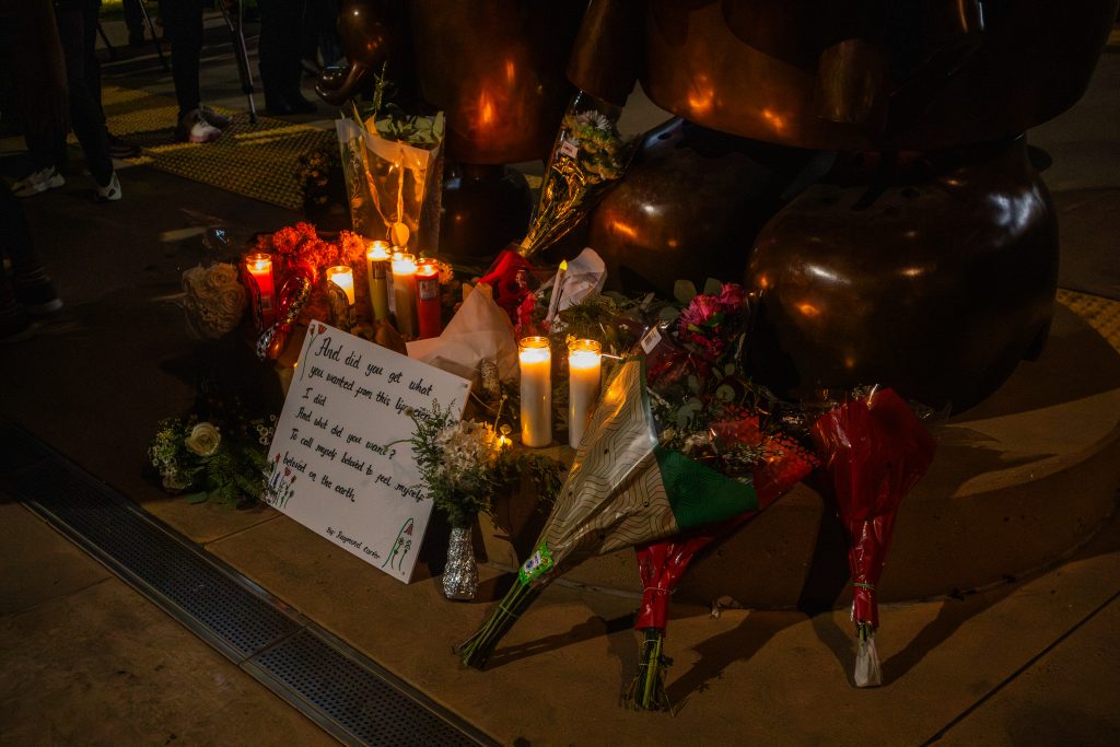 At vigil for slain S.F. hospital worker, fond memories and anger