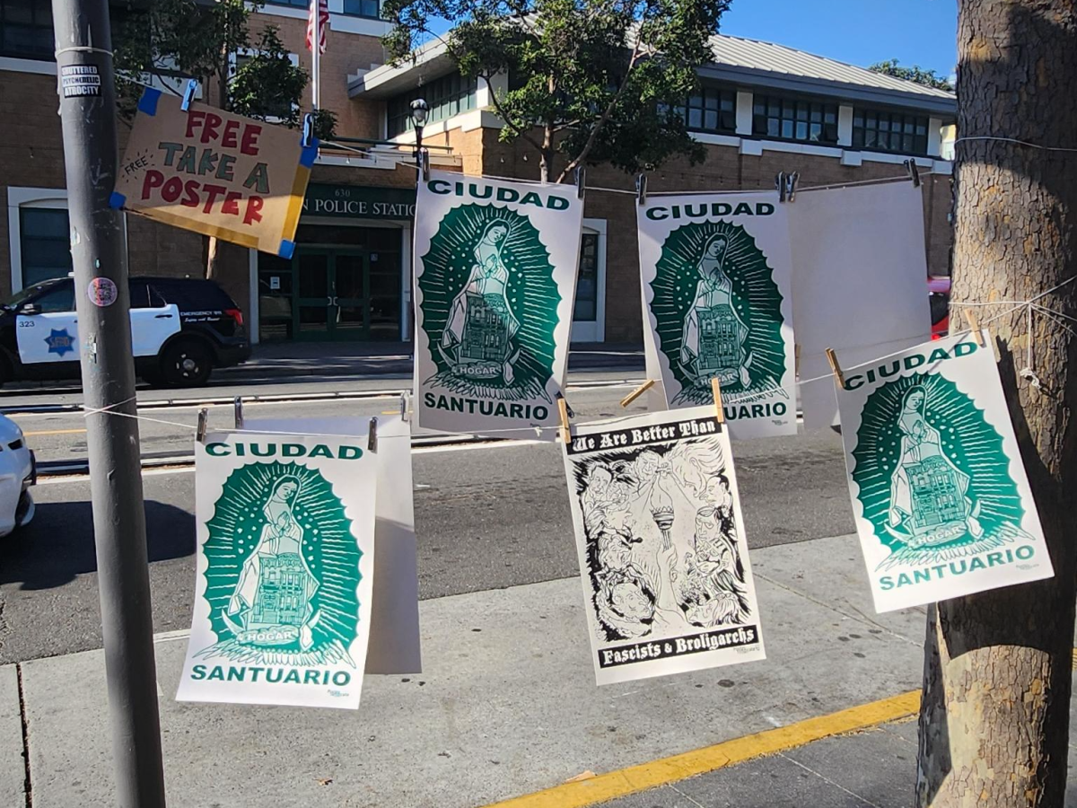 Meet the syndicate printing posters at San Francisco protests
