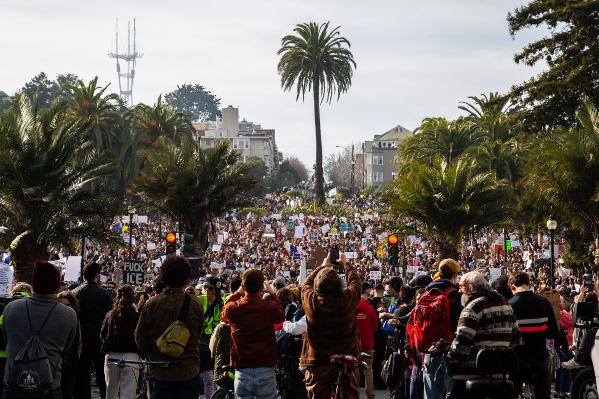 Photos: Protesters flood S.F. streets for ‘ICE Out’ strike