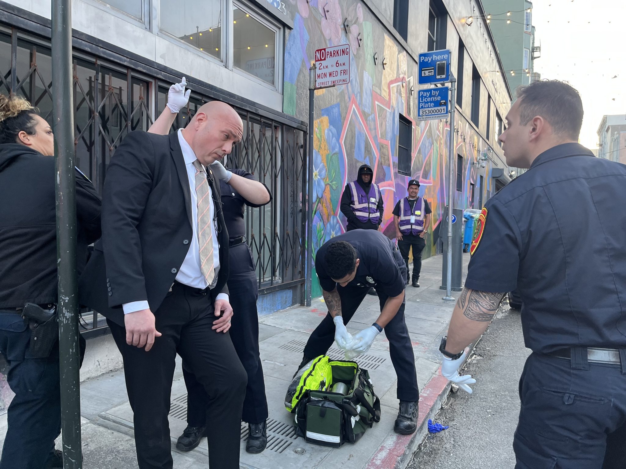 Video: Mayor Lurie’s security in S.F. fight, cop left bleeding